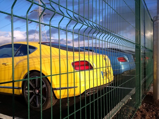 Exempla™ perimeter fencing for Bentley car showroom | CLD Physical ...