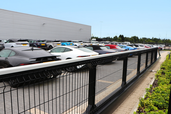 Fencing and gates secure car dealership perimeter | CLD Physical ...