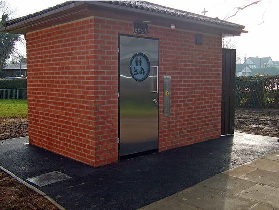 Brick-clad public toilet block | Cleveland Sitesafe | ESI External Works