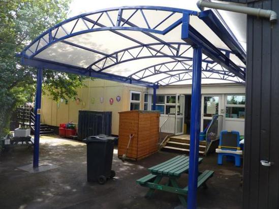 Oxford Barrel Vault Canopy Shelter Clovis Canopies Esi External Works