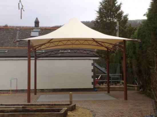 Oxford Pagoda canopy shelter | Clovis Canopies | ESI External Works