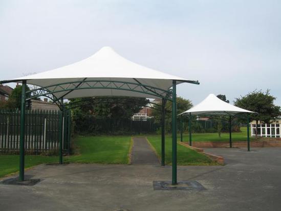 Oxford Pagoda canopy shelter | Clovis Canopies | ESI External Works