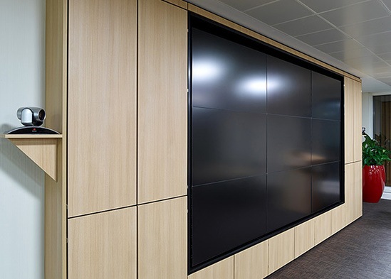 AV media wall | James Tobias | ESI Interior Design