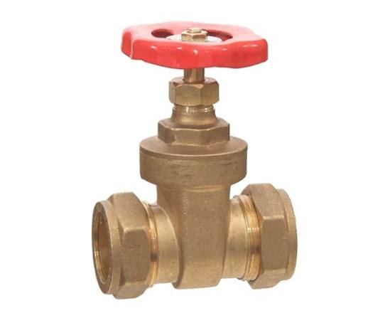 Brass compression gate valve | Herz Valves UK | ESI Building Services