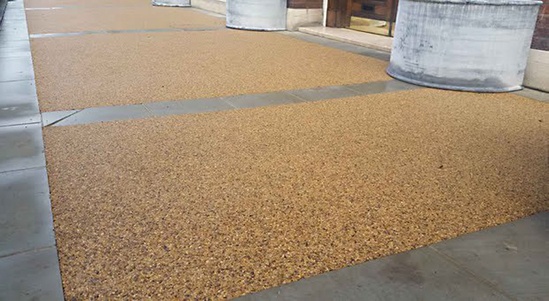 Resin bound paving for London apartment block | Addagrip Terraco | ESI ...