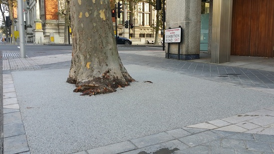 Redevelopment of Exhibition Road tree pits | Addagrip Terraco | ESI ...