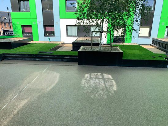 Terrabound decorative surfacing for student campus | Addagrip Terraco ...