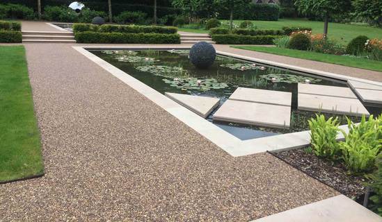 Resin bound decorative pathways for prestigious property | Addagrip ...