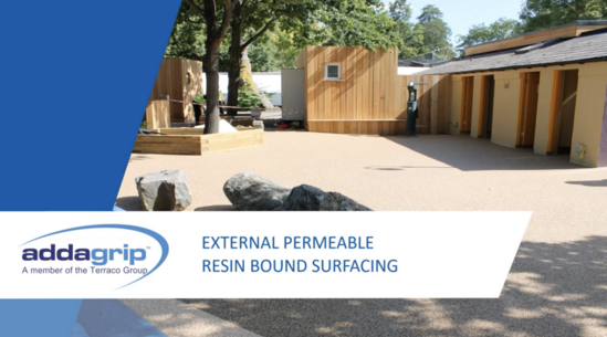 External permeable resin bound surfacing | Addagrip Terraco | ESI ...