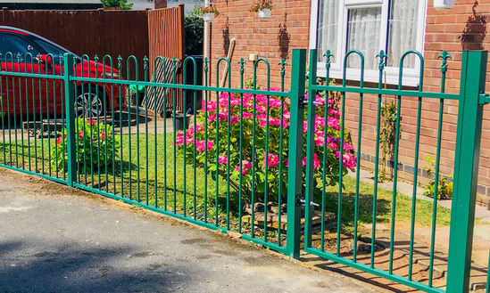 ColourRail - Loop and spear top railings | ColourFence | ESI External Works