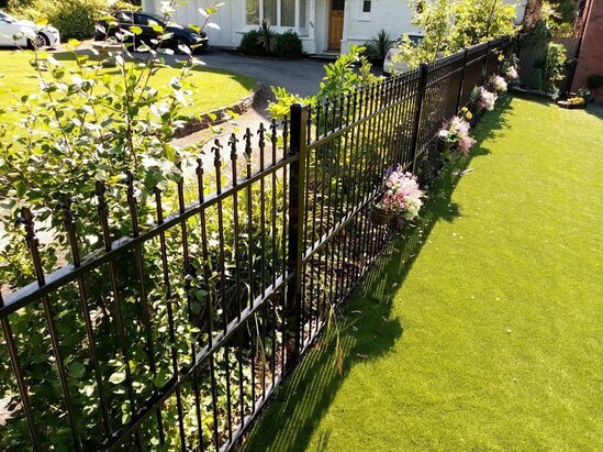 ColourRail spear-top railings | ColourFence | ESI External Works