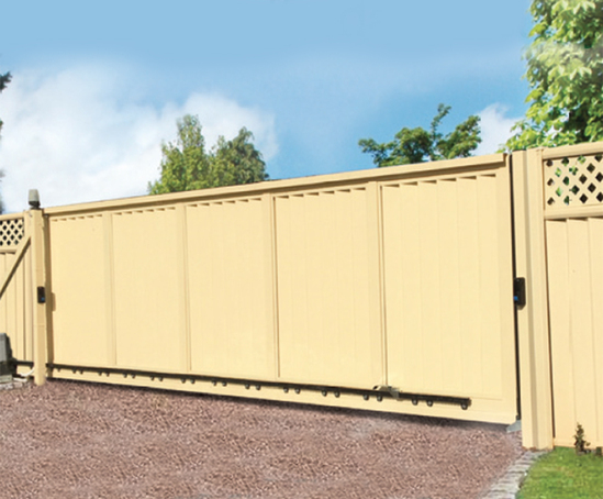 ColourGate plain top driveway gates | ColourFence | ESI External Works