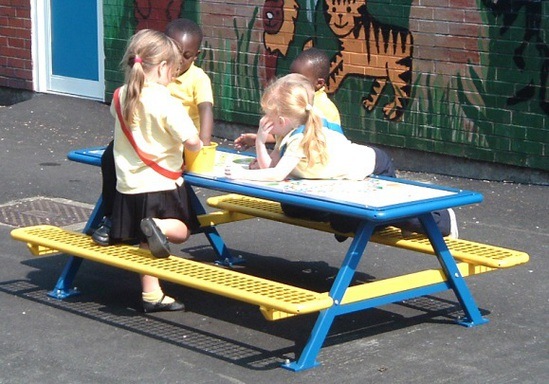 Outdoor picnic tables for schools | AMV Playground Solutions | ESI ...