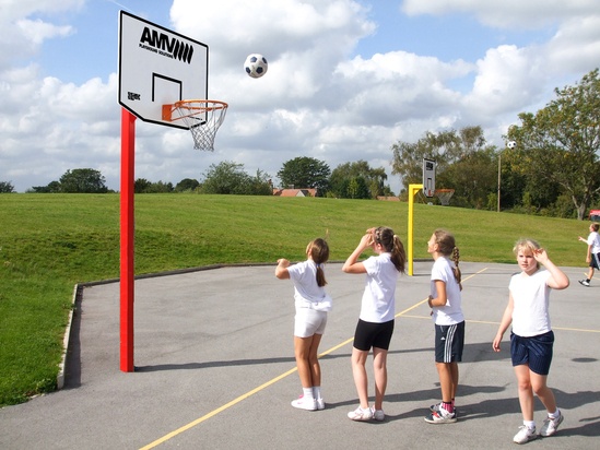 Basketball posts for playgrounds | AMV Playground Solutions | ESI ...