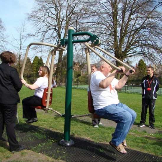 Adult outdoor gym and fitness equipment | AMV Playground Solutions ...