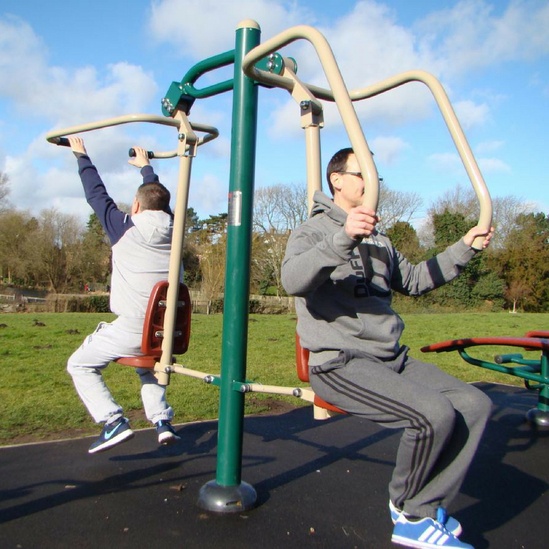 Adult outdoor gym and fitness equipment | AMV Playground Solutions ...