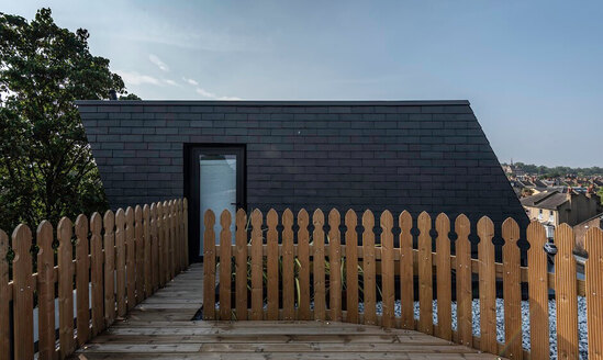 Natural slate rainscreen cladding for contemporary house | CUPA ...