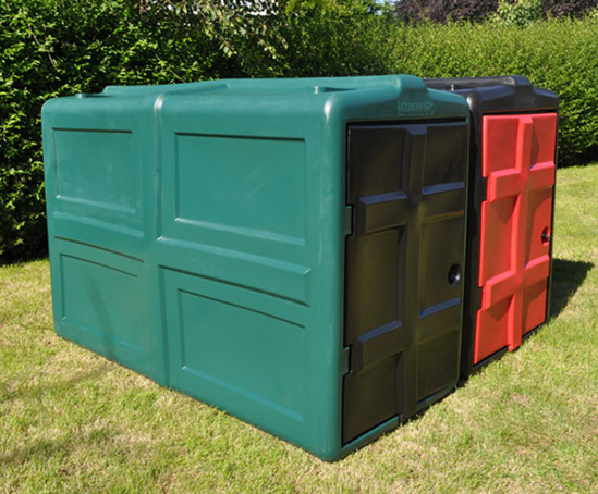 Lockerpod+ 100% recyclable cycle locker - up to 4 bikes | Cyclepods ...