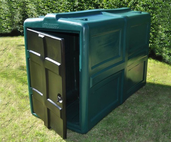 Lockerpod+ 100% recyclable cycle locker - up to 4 bikes | Cyclepods ...