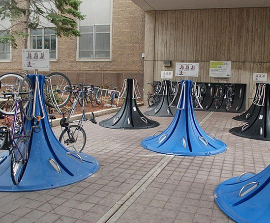 Cyclepod space-saving, secure cycle storage for 8 bikes | Cyclepods ...