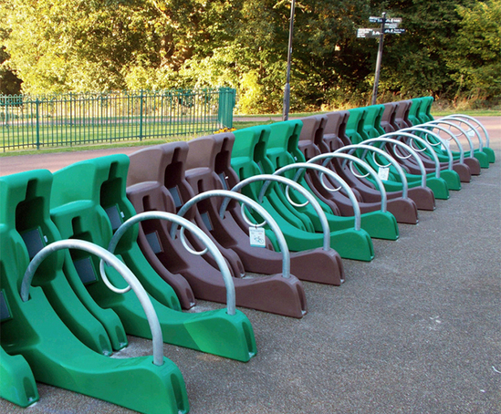 Streetpod cycle rack for high-level bike security | Cyclepods | ESI ...