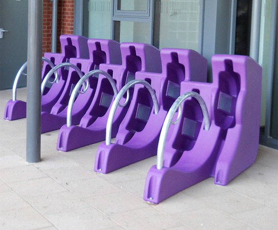 Streetpod cycle rack for high-level bike security | Cyclepods | ESI ...