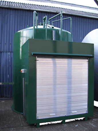 Cylindrical vertical bunded oil tank | Metcraft Group | ESI Enviropro
