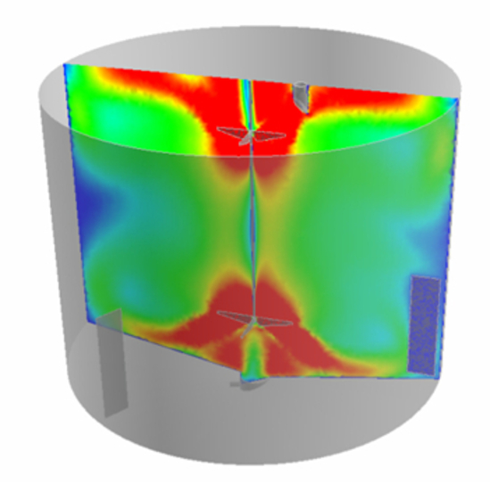 Digester mixer flow optimisation using CFD modelling | Fluid Group ...