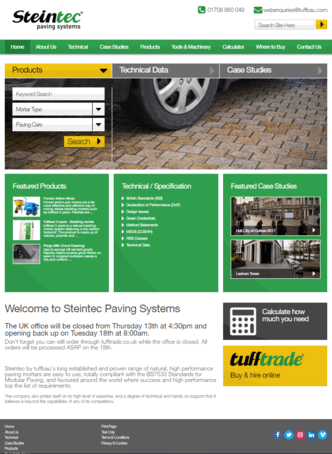 New Steintec website with a technical emphasis | Steintec | ESI ...