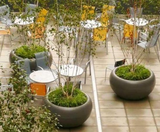 Boulevard ALADIN fibre reinforced cement tree planter | IOTA | ESI ...