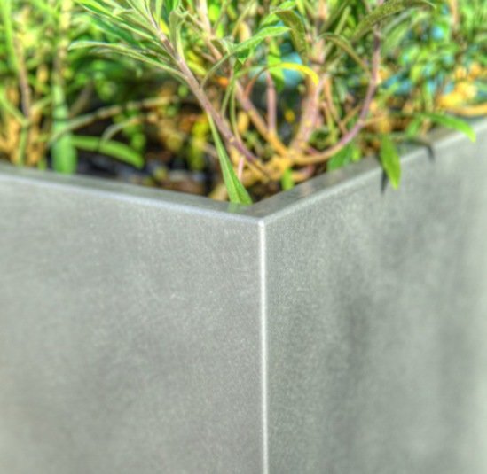 Bespoke aluminium planters | IOTA | ESI External Works