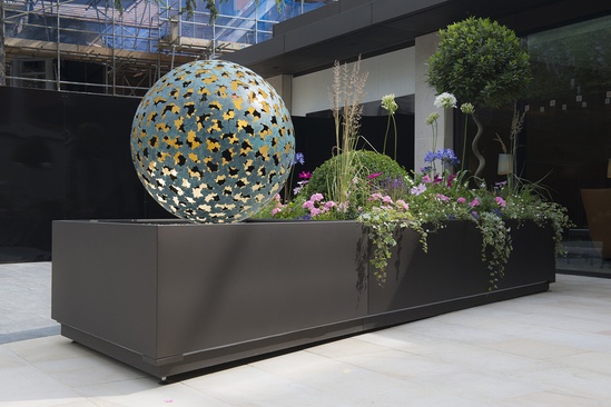 Bespoke planters - 'super-prime' residential development | IOTA | ESI ...