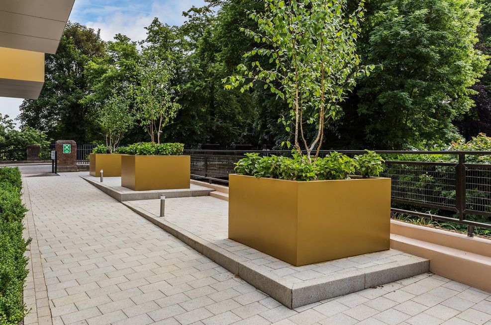 Metal or GRP planters – which material is best? | IOTA | ESI External Works