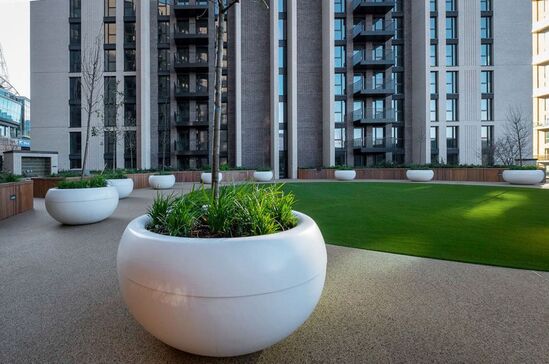 'Aladin' tree planters for residential development | IOTA | ESI ...