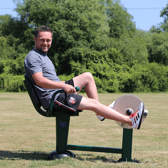 Recumbent bike - outdoor cardio fitness equipment | Fresh Air Fitness ...