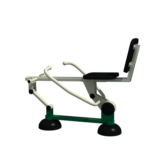 Self-weighted rower - outdoor fitness equipment | Fresh Air Fitness ...
