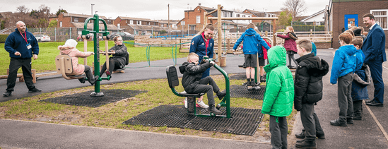 Outdoor gym - Smithy Bridge Primary School | Fresh Air Fitness | ESI ...