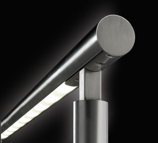 Garda LED stainless steel balustrade handrail | DW Windsor | ESI ...