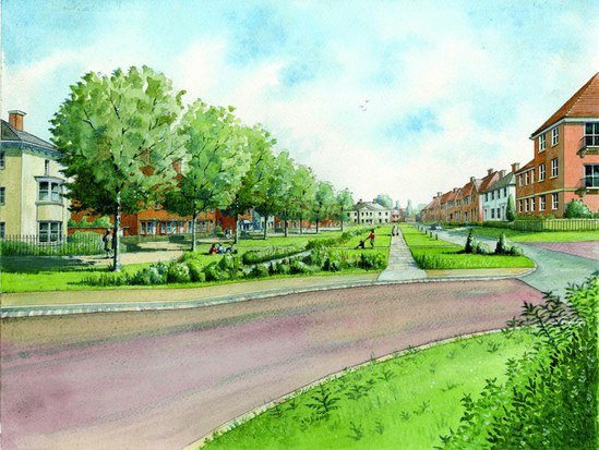 SuDS flood protection for residential development | SDS | ESI External ...