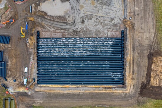 Largest Weholite wastewater storage tank in Scotland | SDS | ESI ...