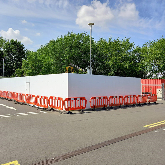 Hoardfence sustainable external site hoarding | Westgate Global | ESI ...