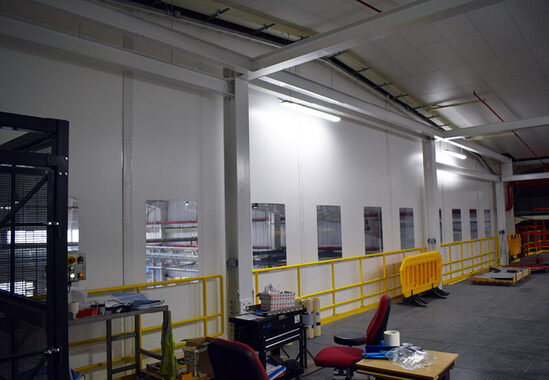 Partitioning divides process area and clean room | Westgate Global ...