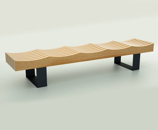 Ripple Fold bench | Chris Nangle Furniture | ESI External Works