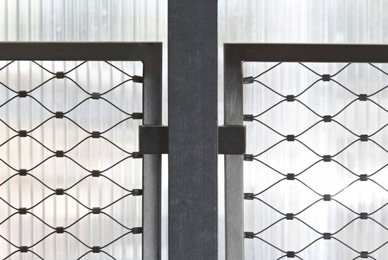 Webnet Frames - bespoke stainless steel mesh panels | MMA Architectural ...