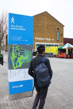 Kara wayfinding signage for University campus | fwdesign | ESI External ...