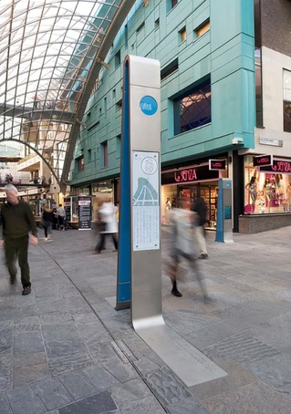 Bespoke wayfinding signage for shopping centre | fwdesign | ESI ...
