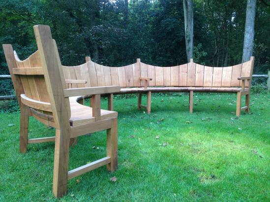 Bespoke timber tree seats | Handspring Design | ESI External Works
