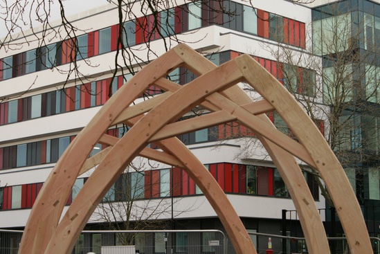 Gothic timber arches - Swanswell Park | Handspring Design | ESI ...