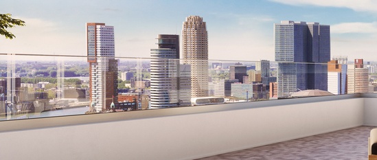 Easy Glass Up glass railing system for parapet walls | Q-railing | ESI ...