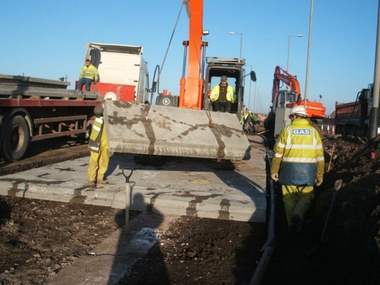 Precast concrete utility impact protection slabs | Elite Precast ...